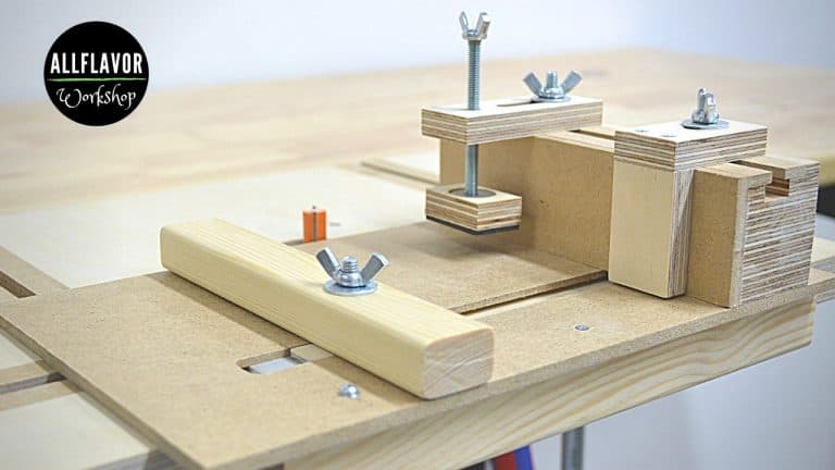 How To Make a Tenon Jig for a Router Table | AllFlavor Workshop