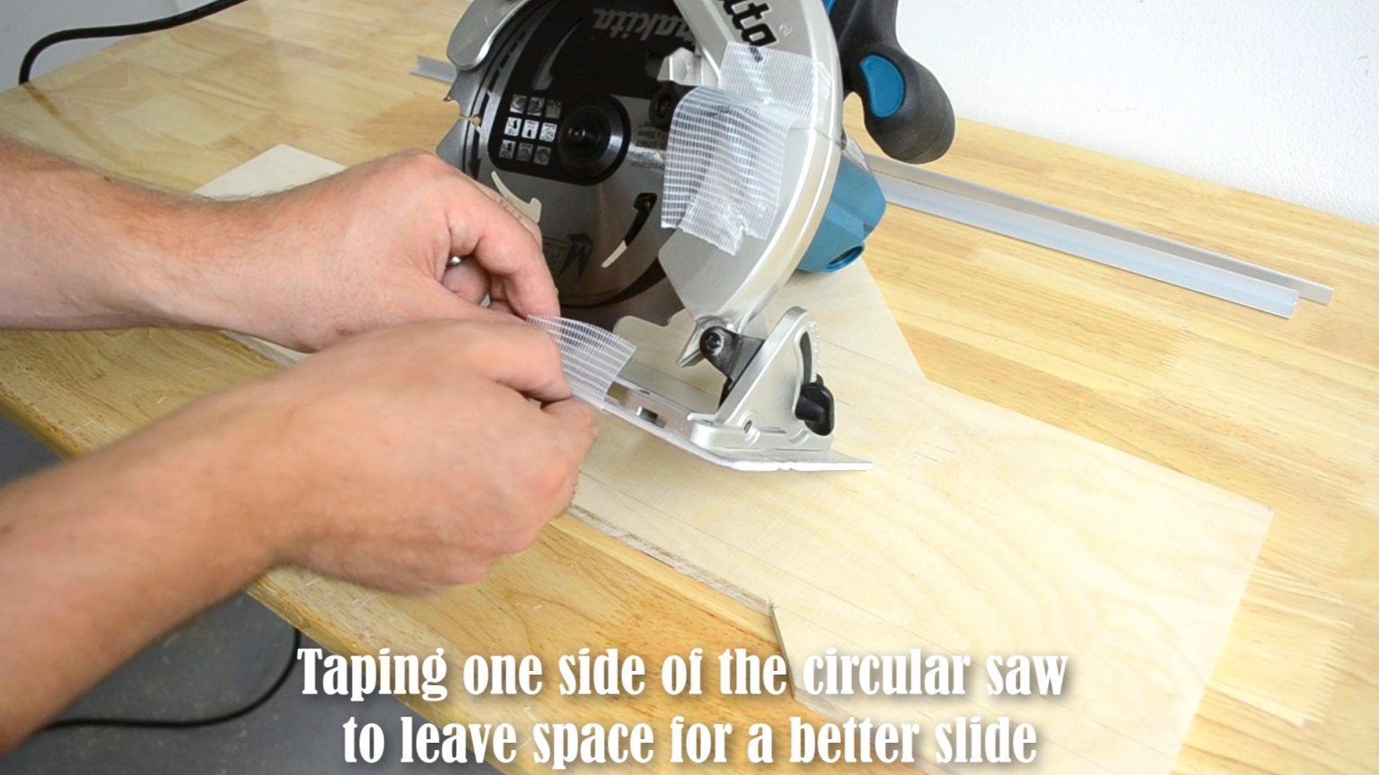 Easy Circular Saw Guide Rail (Step by Step with Pictures) | AllFlavor ...