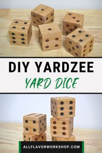 DIY Yardzee Yard Dice Step by Step + Free Yardzee ScoreCard | AllFlavor ...