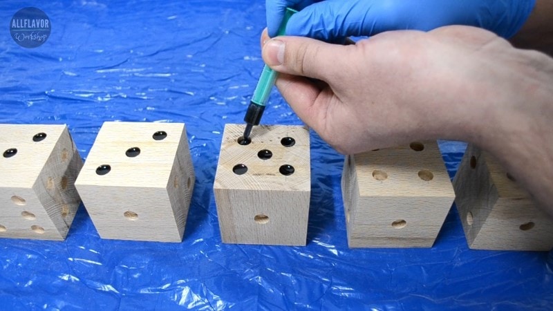 DIY Yardzee Yard Dice Step by Step + Free Yardzee ScoreCard | AllFlavor ...