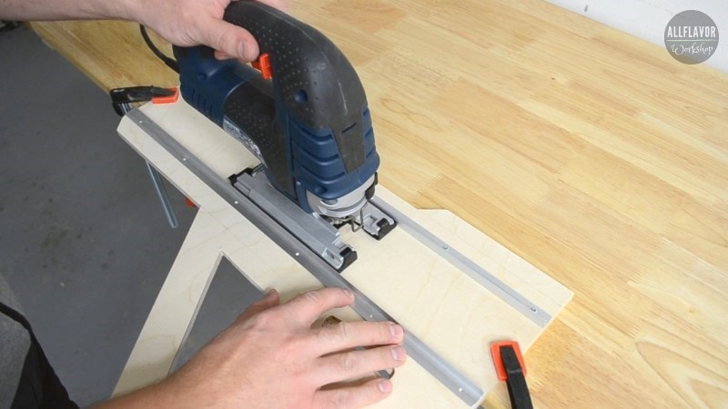 Adjustable Jigsaw Guide for Straight Cuts and Crosscuts | AllFlavor ...