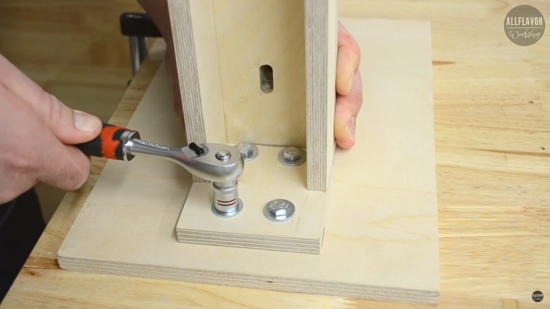 DIY Drill Press Stand for Hand Drill (Step by Step) | AllFlavor Workshop