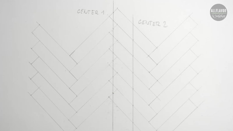 Castle Joint DIY Outdoor Coffee Table with Herringbone Tabletop ...