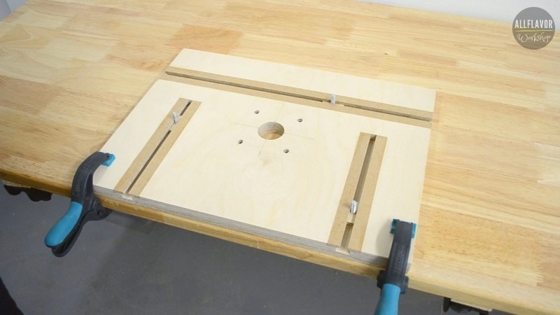 How to Make a Simple DIY Router Table (With Table Fence) | AllFlavor ...