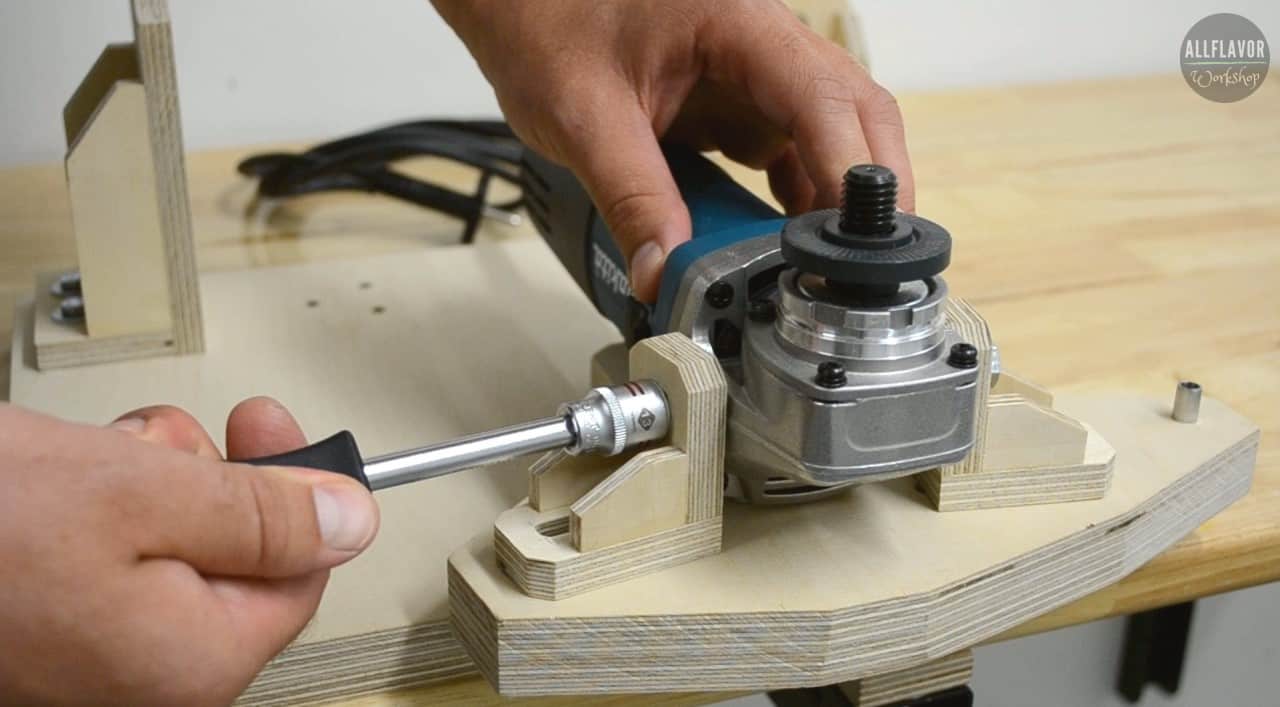 How To Make an Angle Grinder Stand (Perfect for Metal Cutting ...