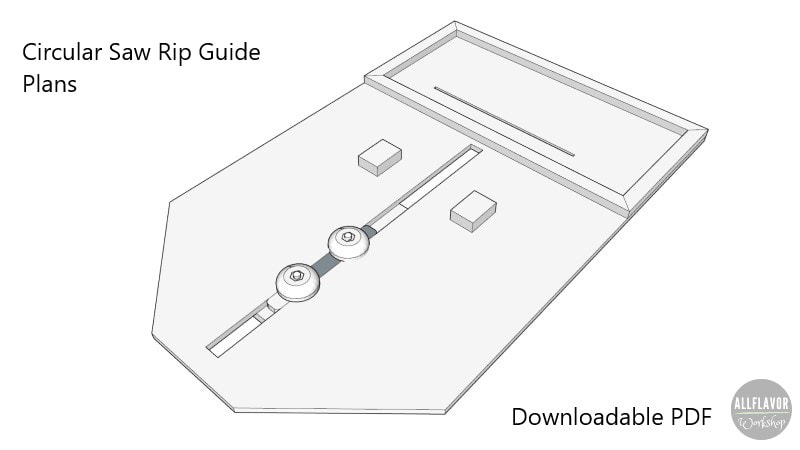 DIY Circular Saw Rip Fence Guide | AllFlavor Workshop