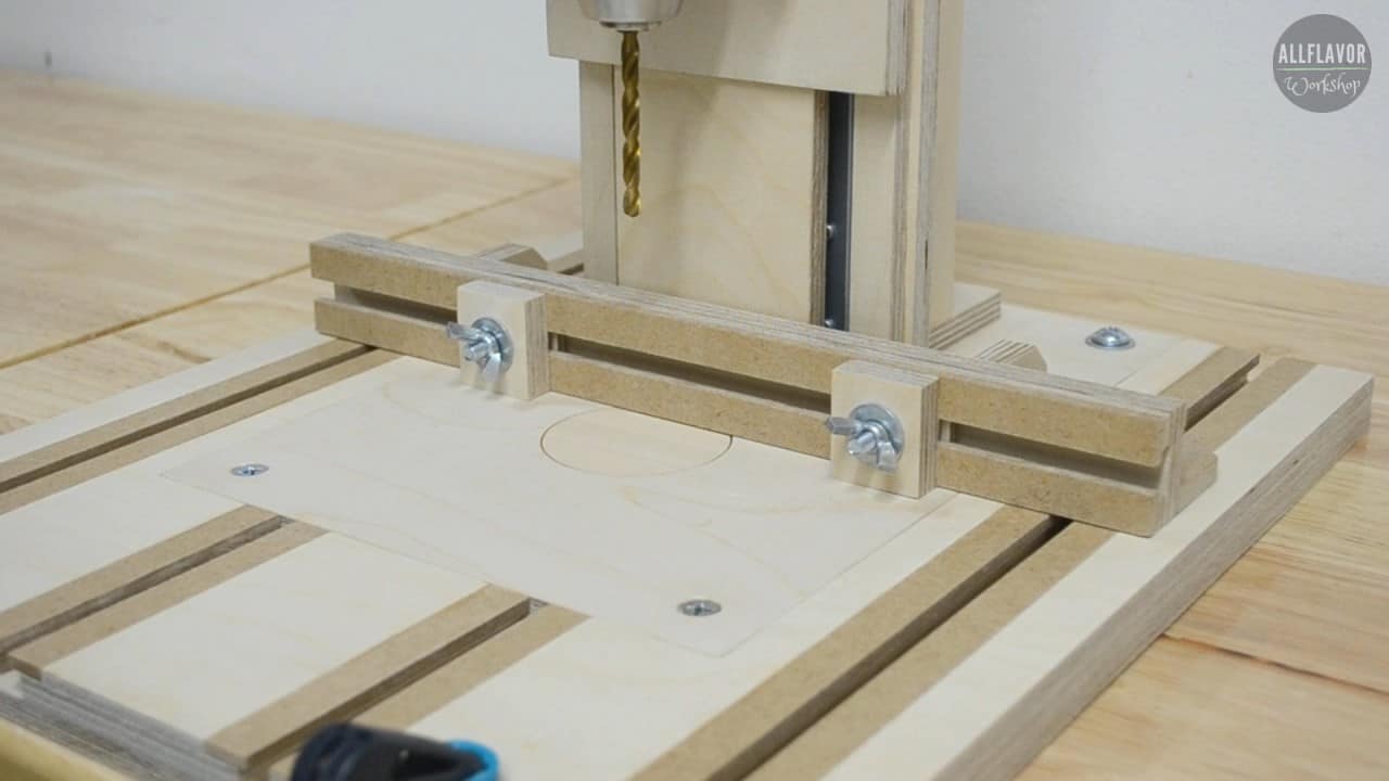 Make a Drill Press Table for a Drill Stand (Replaceable Table ...