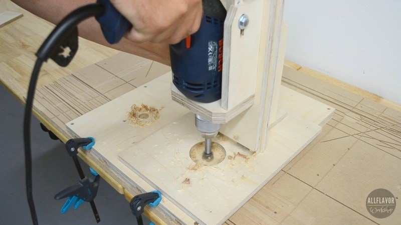 Make a Drill Press Table for a Drill Stand (Replaceable Table ...