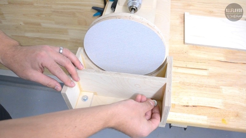 How to Make a Drill Powered Disc Sander (DIY Disc Sander) | AllFlavor ...