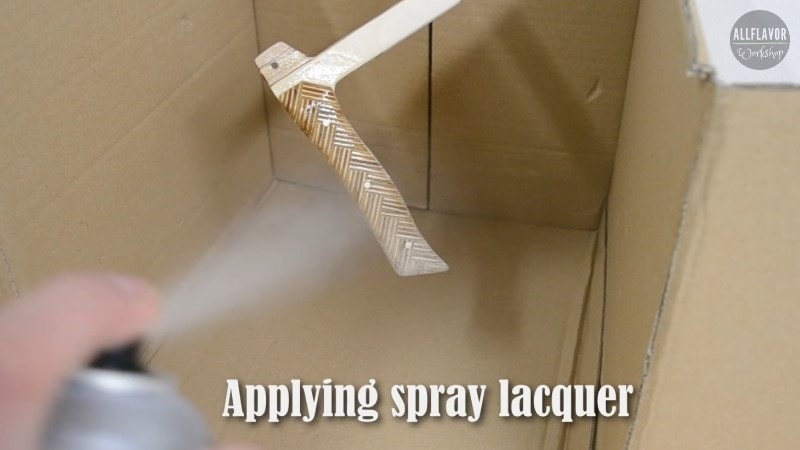 Patterned Plywood Handle (Step-by-Step with Herringbone Design ...