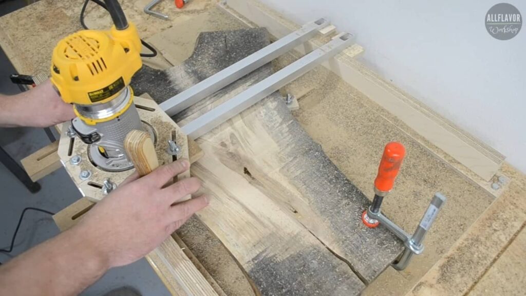 Different Ways to Flatten a Wood Slab (Best Method?) | AllFlavor Workshop