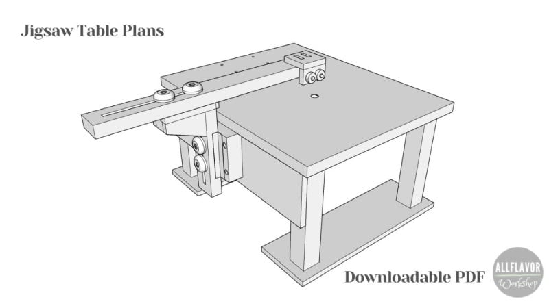 How to make a DIY Jigsaw Table (Step by Step Guide) | AllFlavor Workshop