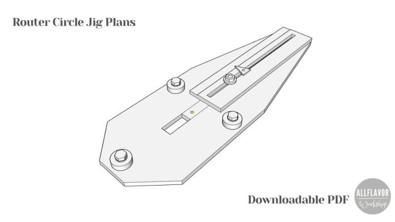 How to Make a Universal Router Circle Cutting Jig (With Pictures ...
