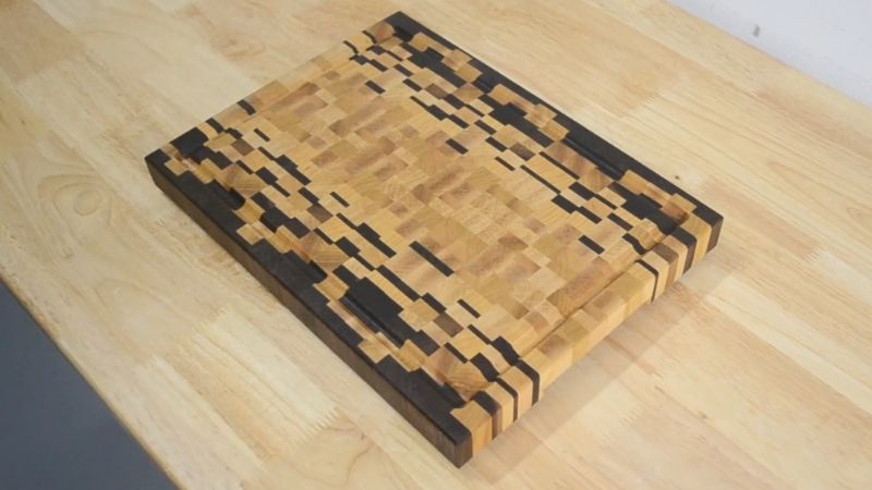 DIY Ombré End Grain Cutting Board: Step-by-Step Build Guide | AllFlavor ...