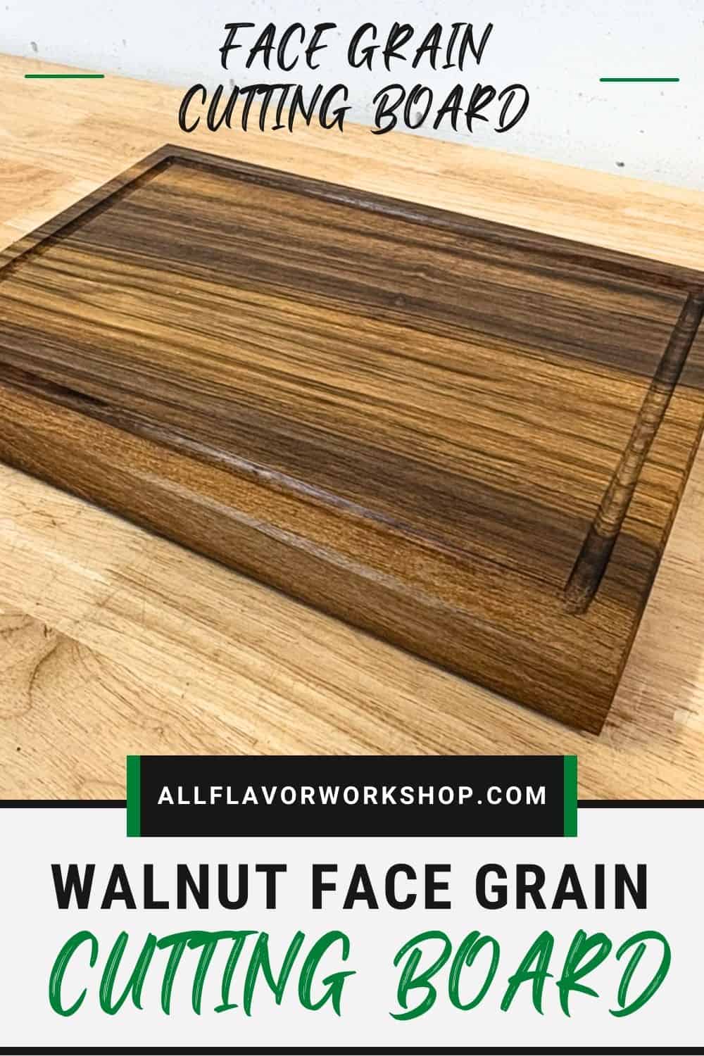Simple Walnut Cutting Board (Face Grain) – Beginner-Friendly Build ...